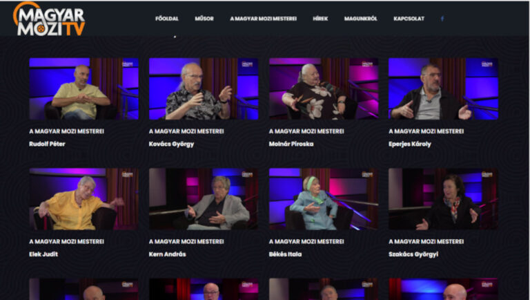 A magyar mozi mesterei: 48 interjú a hazai film nagyjaival a Magyar ...